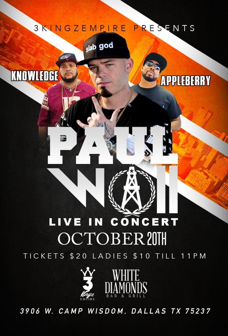 3 Kingz Presents: Paul Wall, A.P. Appleberry, & Knowl3dg3 Live | Makin ...
