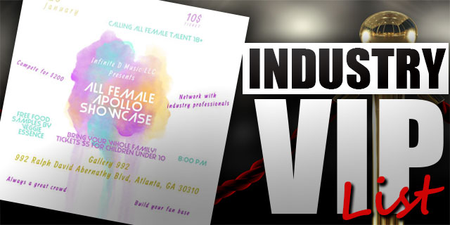 RSVP for FREE Entry to the All Female Apollo Showcase! [JAN 26th ...