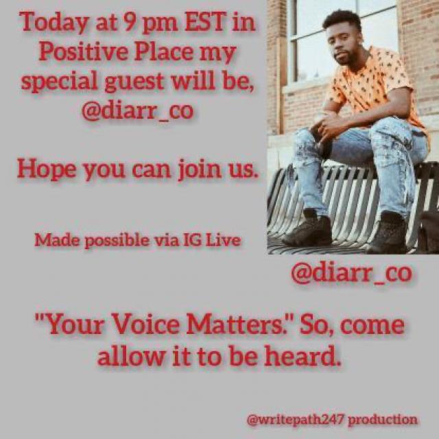 Diarr's 1st Official Artist Interview With "Positive Place" | Makin' It Magazine