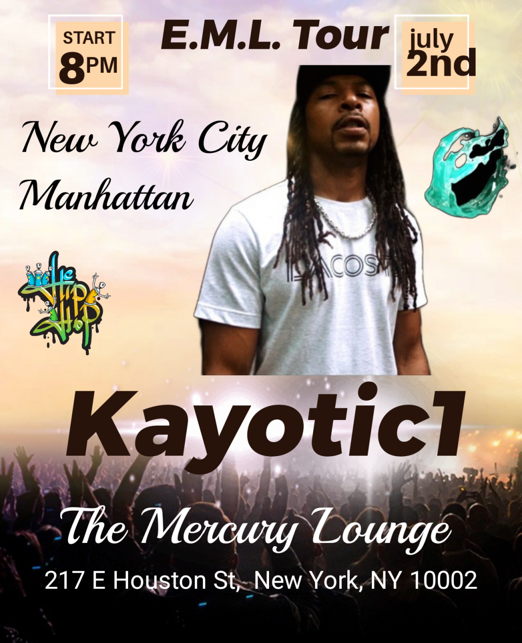 Kayotic1 headlines in Manhattan NYC | Makin' It Magazine