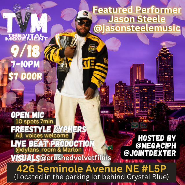 Megaciph and The Vital Movement announce: JASON STEELE Sept 18th ...