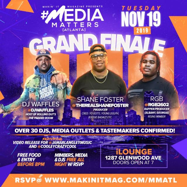 RGB Selected For Exclusive Listening Session At Media Media Matters ATL ...