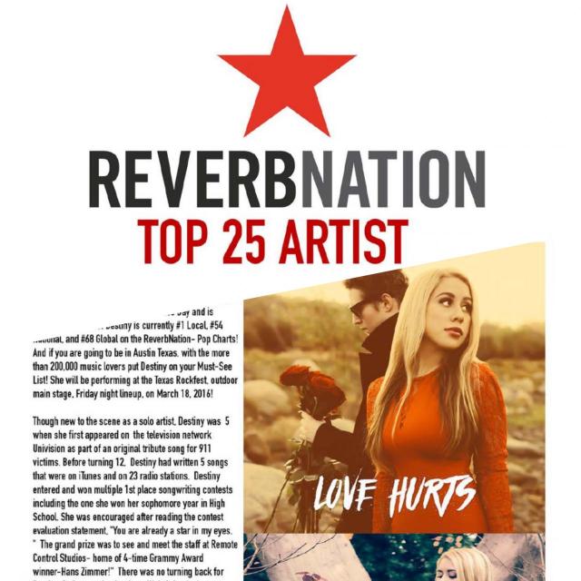 Destiny Malibu - ReverbNation Top 25 Artist | Makin' It Magazine
